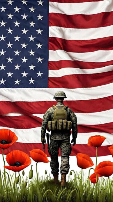 Copy of Red Maximalist Memorial Day Background Instagram Story | PosterMyWall