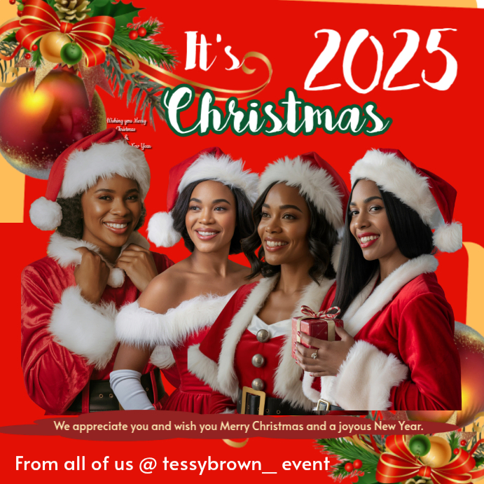 Red Maximalist Merry Christmas And Happy New Year From All Of Us ...