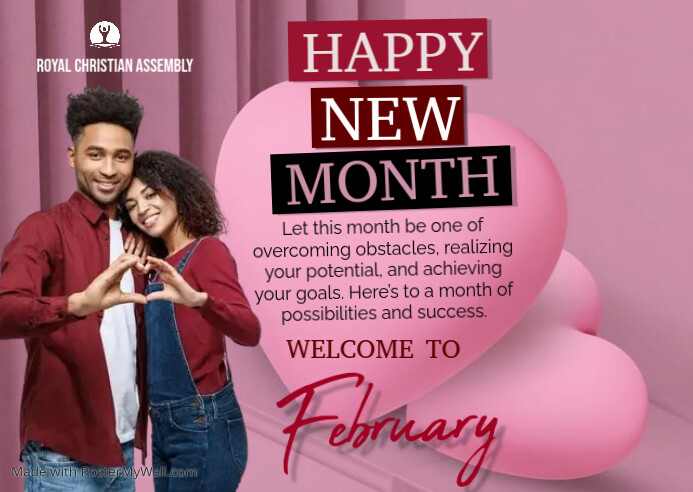 Copy of Red Maximalist New Month A6 | PosterMyWall