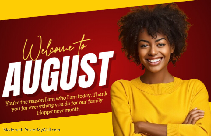 Red Maximalist New Month Tabloid Template | PosterMyWall