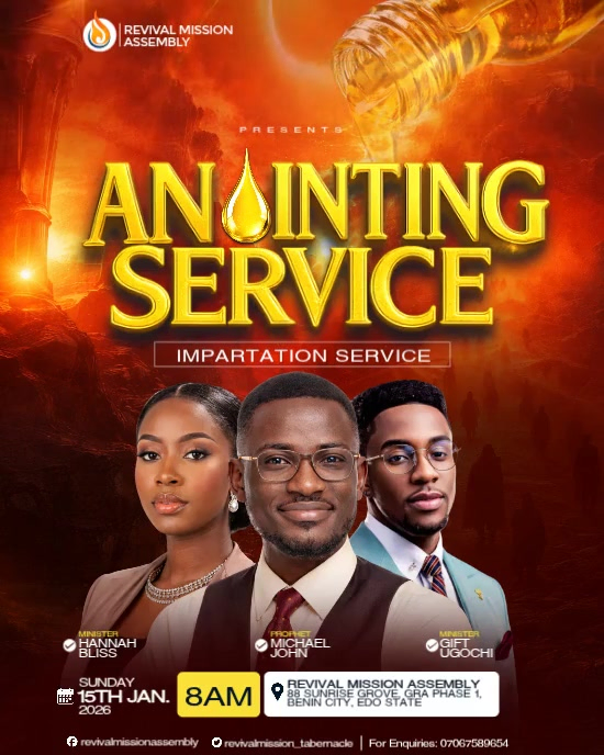 Copy of Red Maximalist New Year Anointing Service Flyer Instagram ...