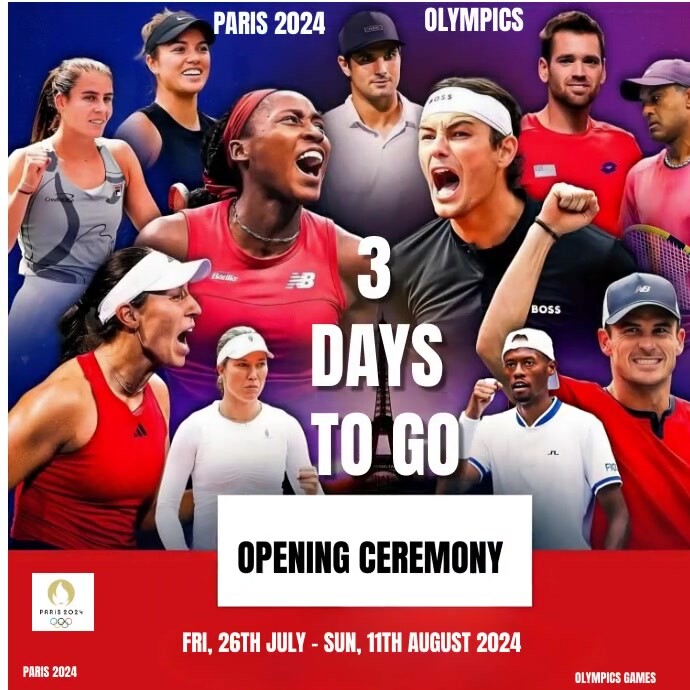 Red Maximalist Paris Olympics Instagram Post Template | PosterMyWall