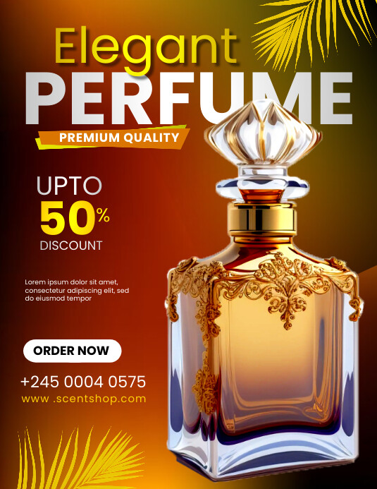 Red Maximalist Perfume Online Advertisement P Template | PosterMyWall