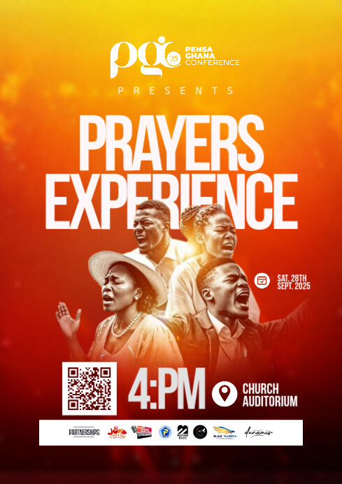 Copy of Red Maximalist Prayer Summit Flyer A3 | PosterMyWall