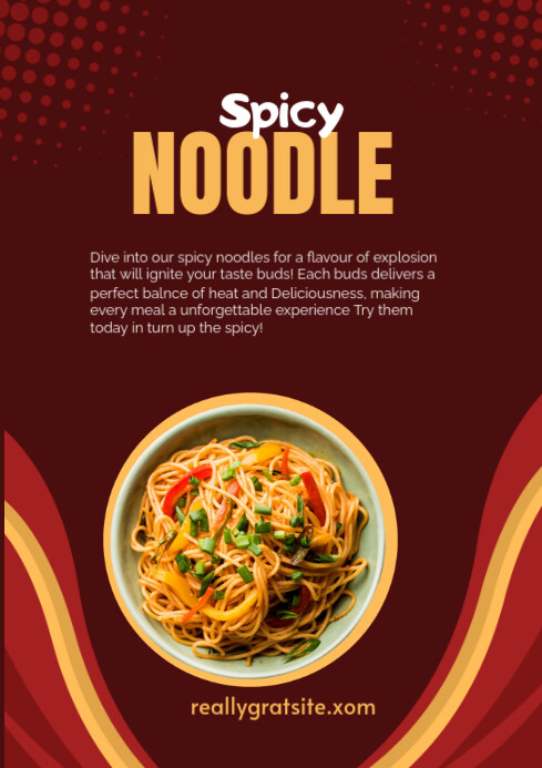 Copy of Red Maximalist Red A4 | PosterMyWall