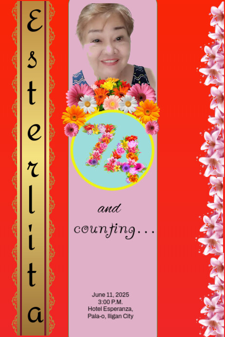 Red Maximalist Red Poster Template | PosterMyWall