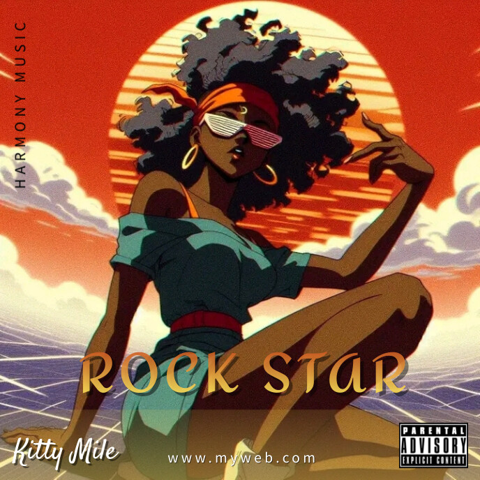 Red Maximalist Reggae Album Cover Album Cover Template | PosterMyWall