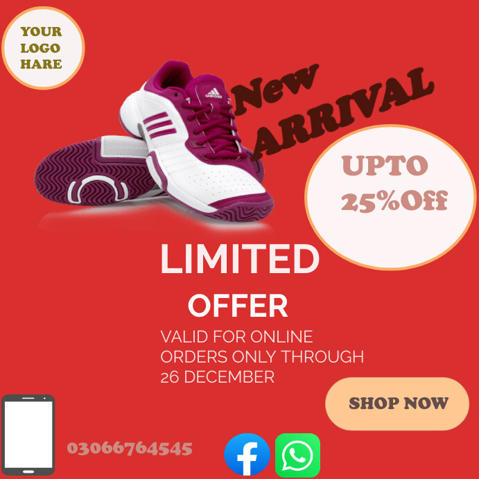 Modèle Red Maximalist Sh Instagram Post | PosterMyWall