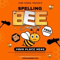 Spelling Bee Instagram Post Template | PosterMyWall