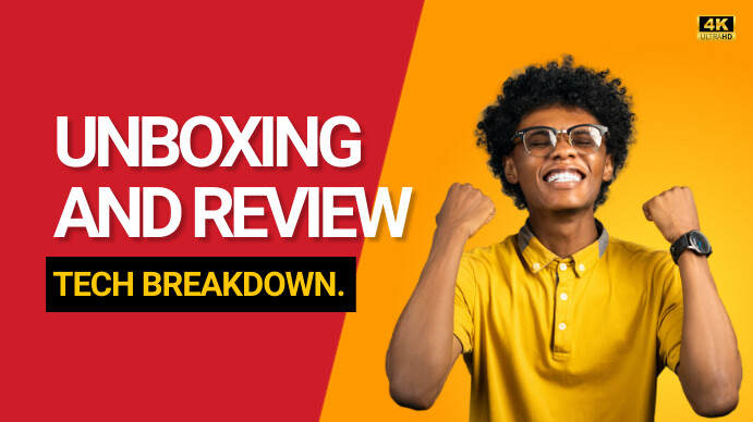 Red Maximalist Unboxing And Review Youtube Th Template | PosterMyWall