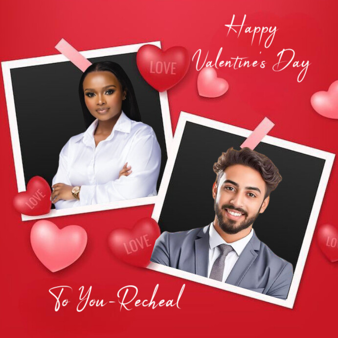 Copy of Red Maximalist Val Day Frame Instagram Post | PosterMyWall