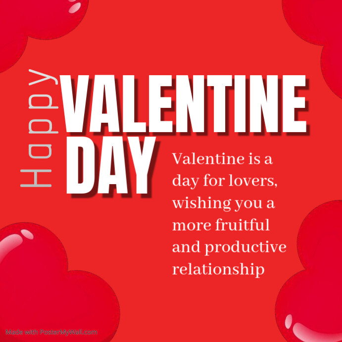 Copy of Red Maximalist Val Instagram Post | PosterMyWall