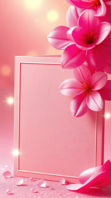 Red Maximalist Valentine's Day Card Digital Display (9:16) Template ...