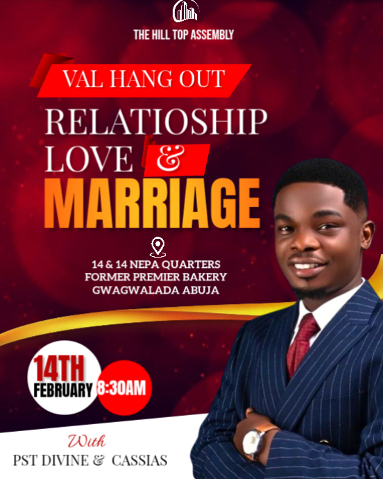 Red Maximalist Valentine Flyer Instagram Portrait Template | PosterMyWall