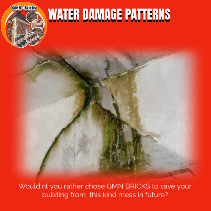 Copy of Red Maximalist Water Damage Patterns Instagram Post | PosterMyWall