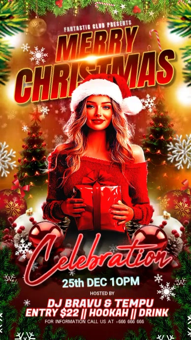 Red MaximalistUgly Sweater Party Instagram Story Template | PosterMyWall