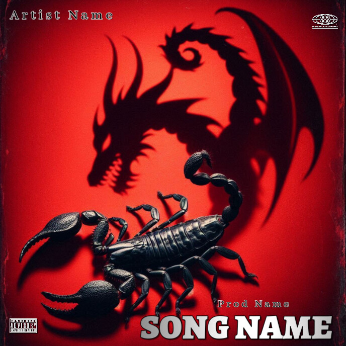 Copy of Red Mixtape Al Album Cover | PosterMyWall