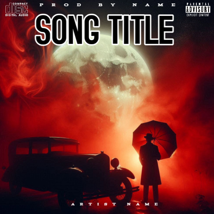 Red Mixtape Album Cover Template | PosterMyWall