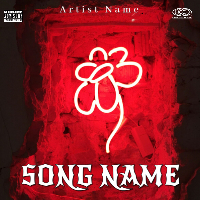 Red Mixtape Album Cover Template | PosterMyWall