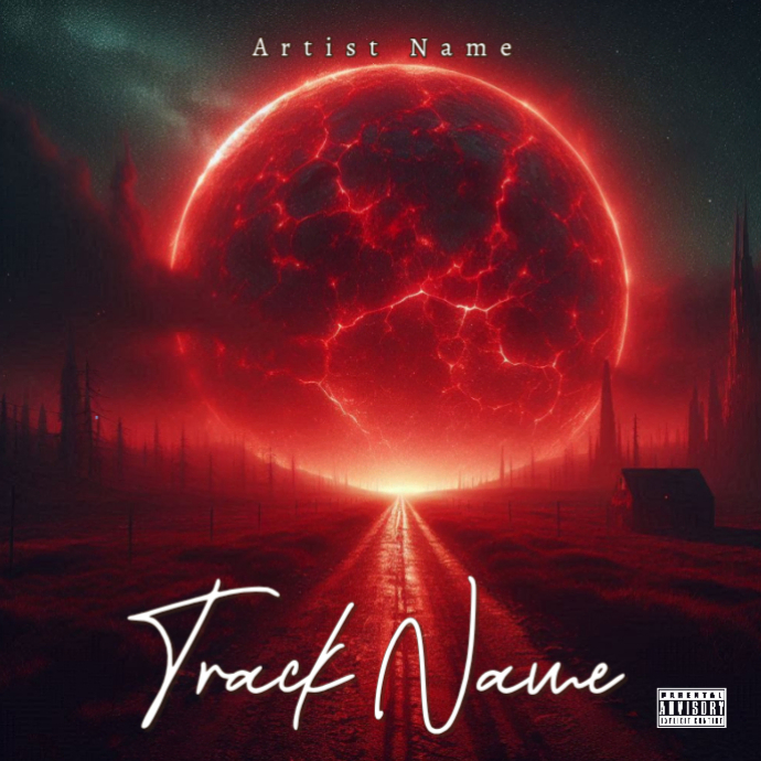Red Mixtape Album Cover Template | PosterMyWall