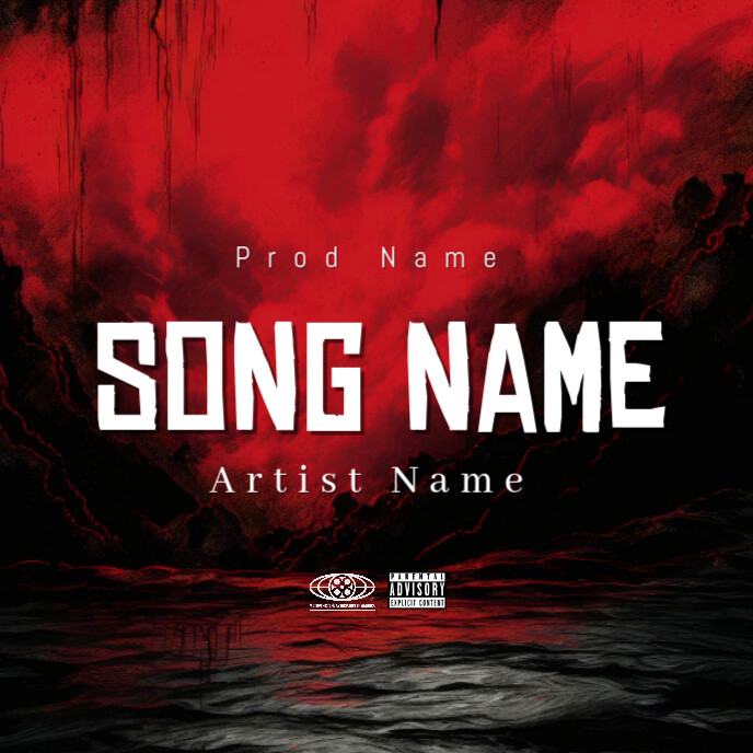 Copy of Red Mixtape Album Cover | PosterMyWall