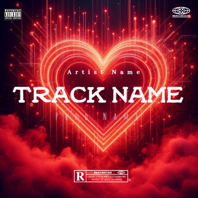 Red Mixtape Album Cover Template | PosterMyWall