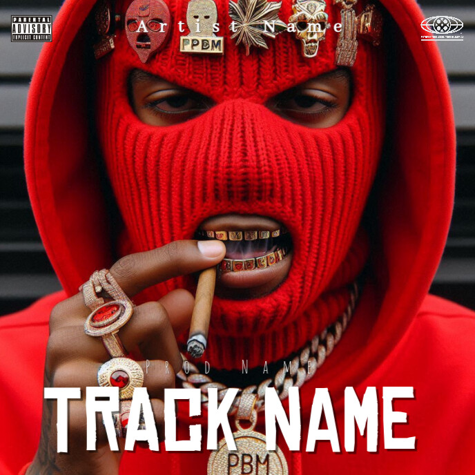 Red Mixtape Album Cover Template | PosterMyWall