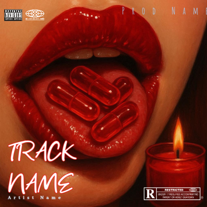 Red Mixtape Album Cover Template | PosterMyWall