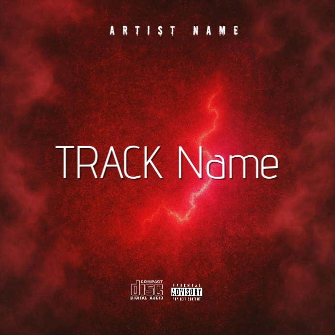 Red Mixtape Album Cover Template | PosterMyWall