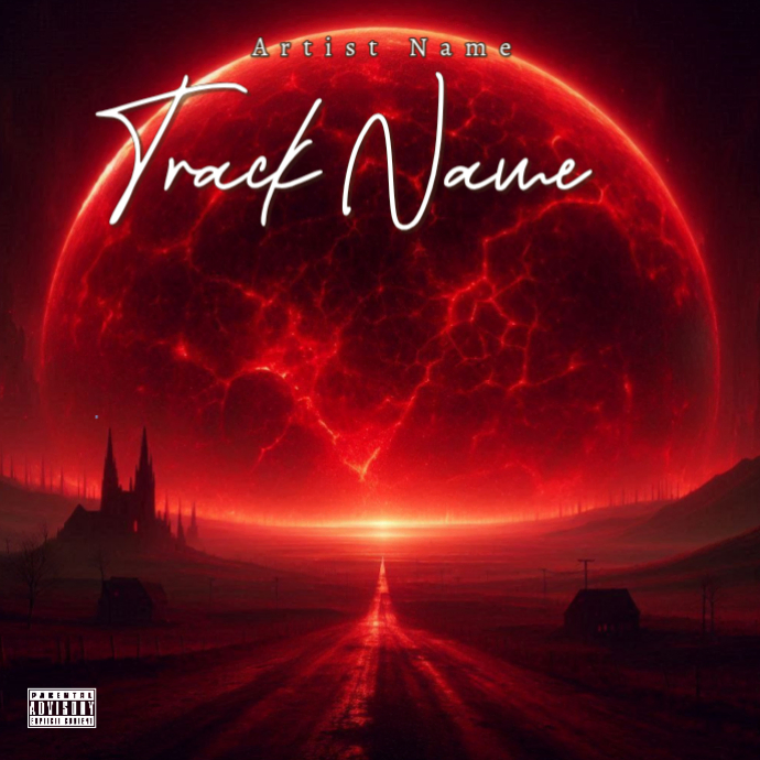 Red Mixtape Album Cover Template | PosterMyWall