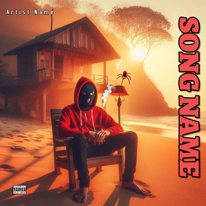 Copy of Red Mixtape Album Cover | PosterMyWall