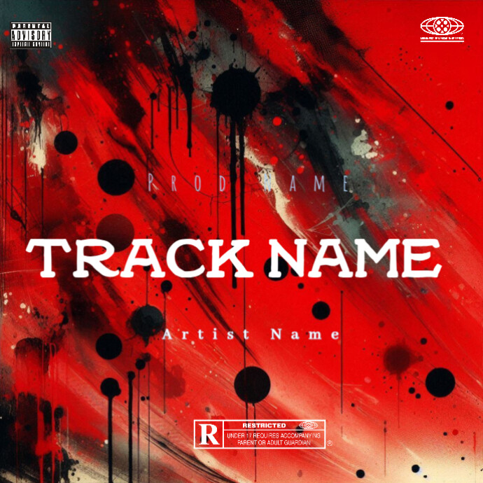 Red Mixtape Album Cover Template | PosterMyWall
