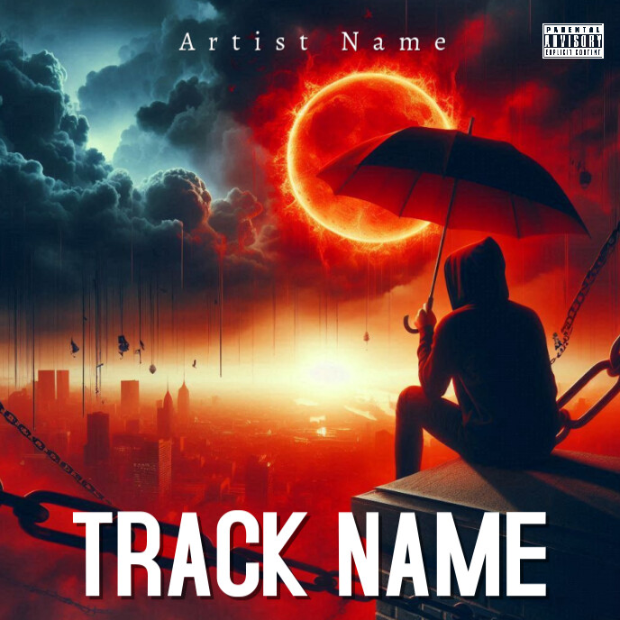 Red Mixtape Album Cover Template | PosterMyWall