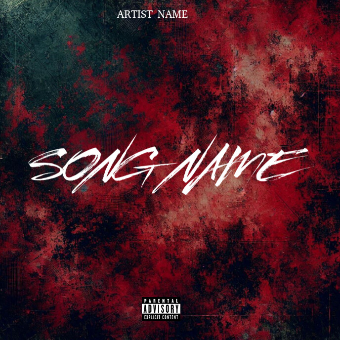 Red Mixtape Album Cover Template | PosterMyWall