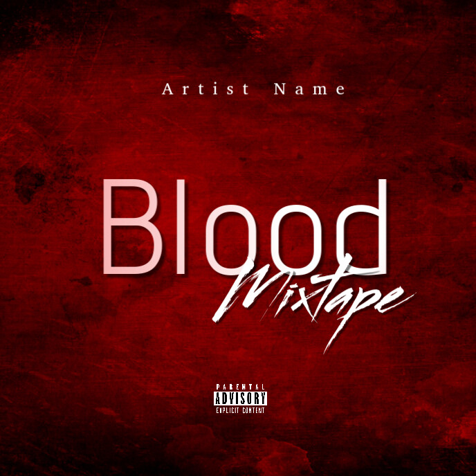Red Mixtape Album Cover Template | PosterMyWall