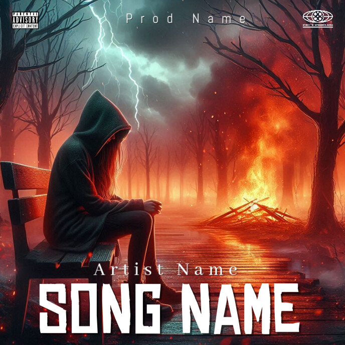 Plantilla de Red Mixtape Album Cover | PosterMyWall
