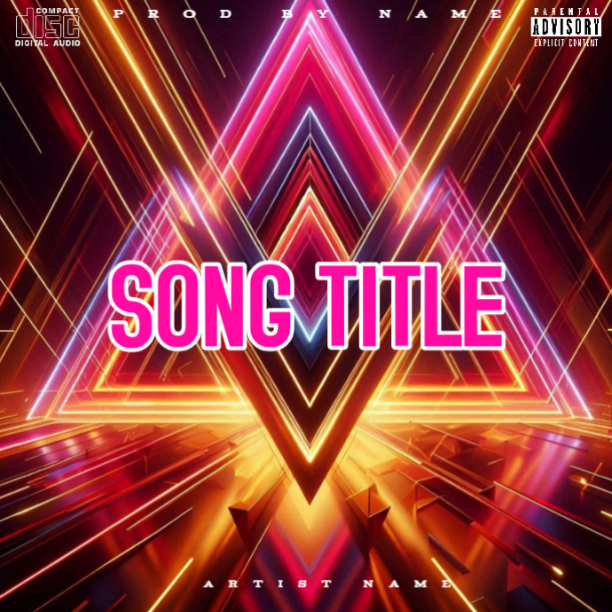 Red Mixtape Album Cover Template | PosterMyWall