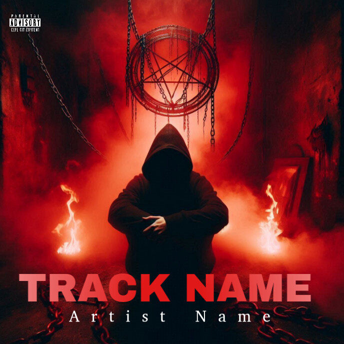 Red Mixtape Album Cover Template | PosterMyWall