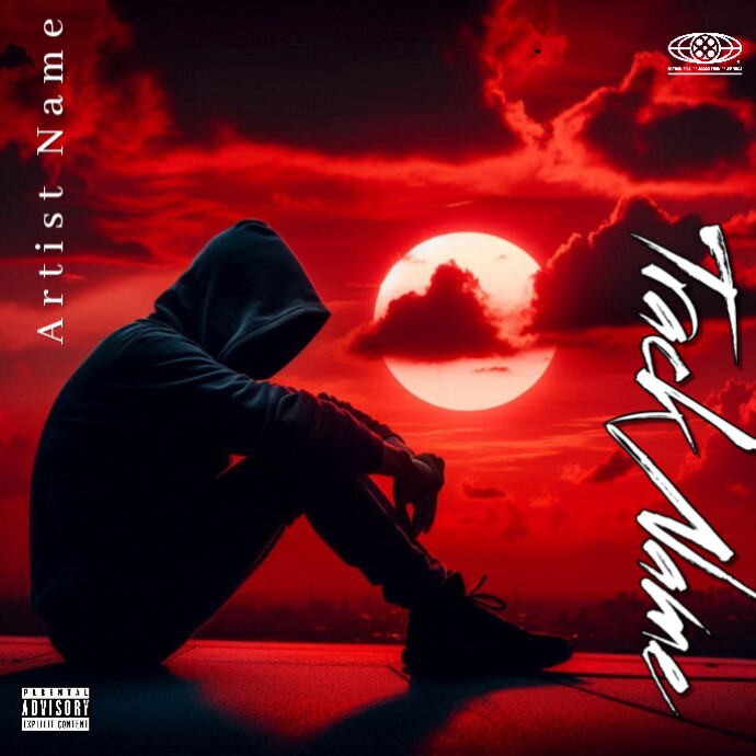 Red Mixtape Album Cover Template | PosterMyWall