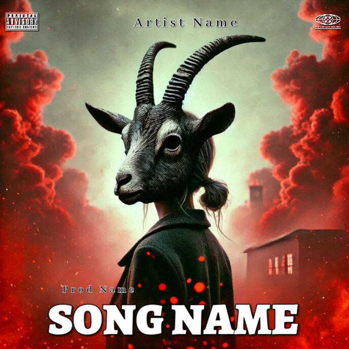 Red Mixtape Album Cover Template | PosterMyWall