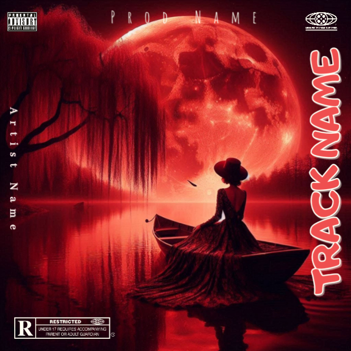 Plantilla de Red Mixtape Album Cover | PosterMyWall