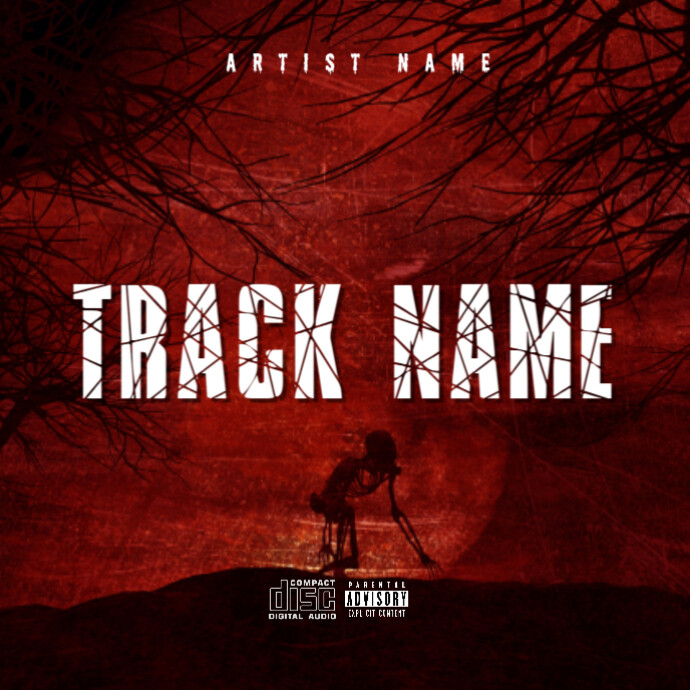 Red Mixtape Album Cover Template | PosterMyWall