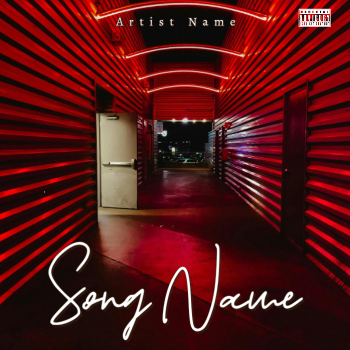 Red Mixtape Album Cover Template | PosterMyWall