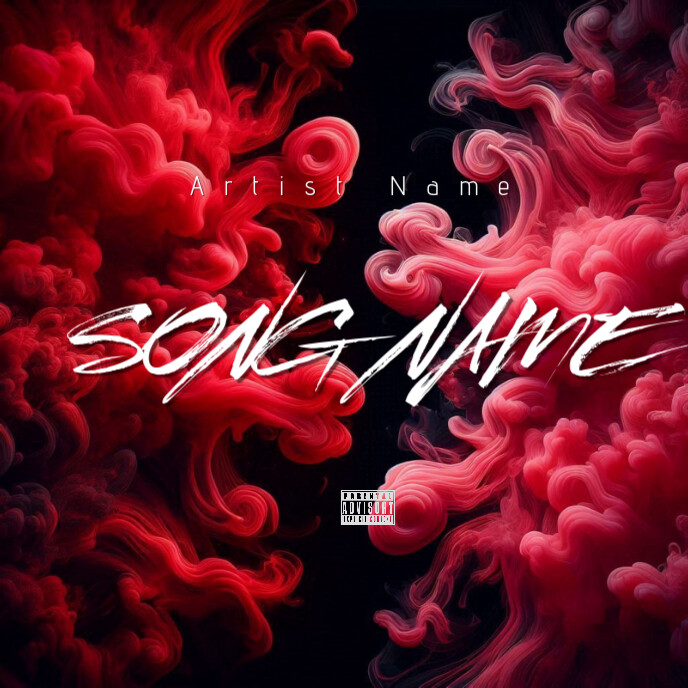 Copy of Red Mixtape Album Cover | PosterMyWall