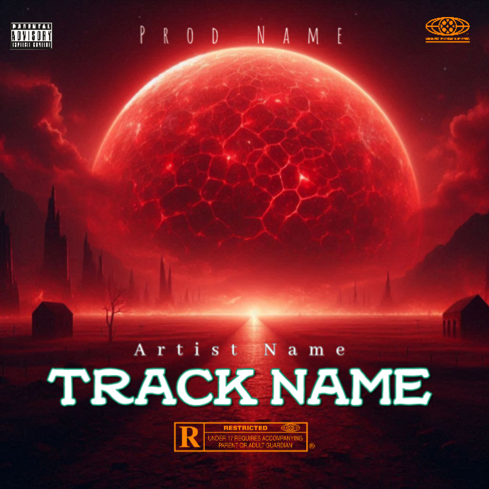 Red Mixtape Album Cover Template | PosterMyWall