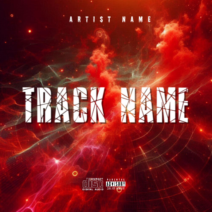 Red Mixtape Album Cover Template | PosterMyWall