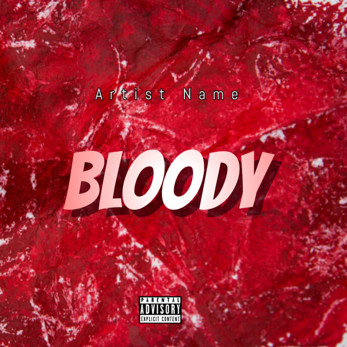 Red Mixtape Album Cover Template | PosterMyWall