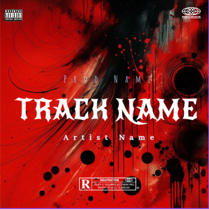 Red Mixtape Album Cover Template | PosterMyWall