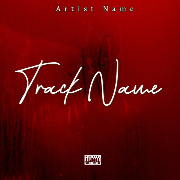 Red Mixtape Album Cover Template | PosterMyWall