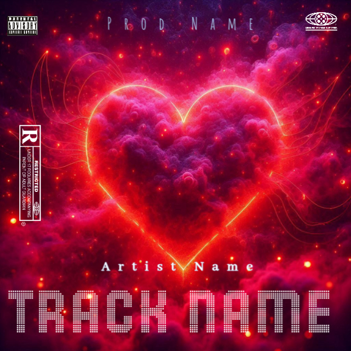 Plantilla de Red Mixtape Album Cover | PosterMyWall